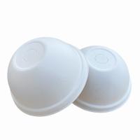 China Microwavable Compostable Bagasse Cup Lids Plastic Free for sale