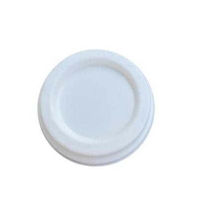 Cina Coperchio biodegradabile della tazza della canna da zucchero per la tazza di caffè 8oz in vendita