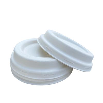 Cina Coperchio biodegradabile della tazza della canna da zucchero per la tazza di caffè 8oz in vendita