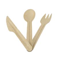 China Biodegradable Compostable Bagasse Paper Disposable Cutlery for sale