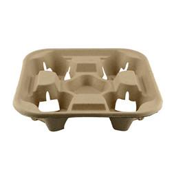 Cina I nessun accatastabili rovesciano il supporto di tazza di carta 2 4 Tray For Coffee Bar in vendita