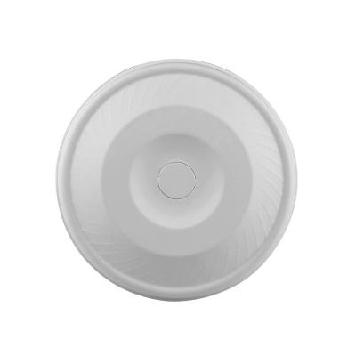 China 100% van het de pulppapier van de vezelpulp de PFAS-Vrije composteerbare bagasse gevormde deksels van de koffiekoppen Te koop