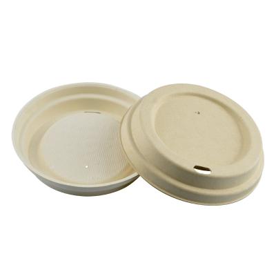 China Tampas feitas sob encomenda dos copos de café das plantas feitas da polpa do bagaço da cana-de-açúcar com PFAS-livre à venda