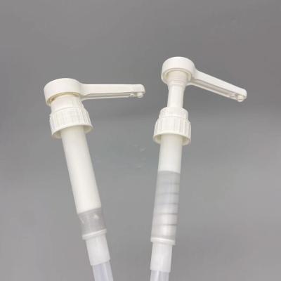 China Bomba do xarope do distribuidor de UK30-38-410 30ML PP/PE a quantidade de bomba líquida do leite da bomba à venda