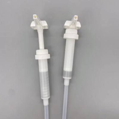 China Bomba do xarope do distribuidor de UK10-1 38-400 PP/PE 30ML a quantidade de mel líquido do leite da salada da bomba à venda