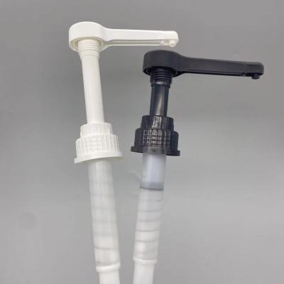 China Pp-PE 20ml de Plastic van de de Automaatpomp van de Strooppomp Zwarte Witte Melk Honey Salad Dressing Te koop