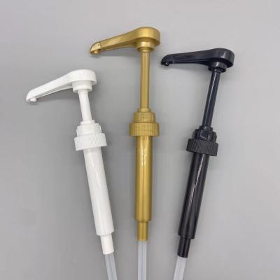 Cina Il PE 28 dei pp di plastica erogatore della pompa dello sciroppo 400 7.5CC ha concentrato il succo in vendita