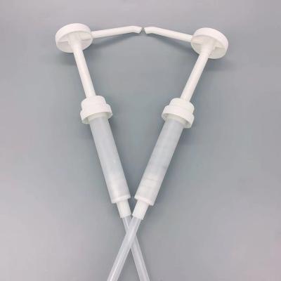 Cina Pompa di plastica 10ml Honey Dispenser Pump dello sciroppo della testa rotonda in vendita