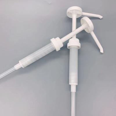 China Round Head 15ml Hand Syrup Dispenser Pump 38 400 Applicable Disinfectant for sale