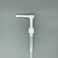 China Maximum Dose White Plastic Chocolate Syrup Pump 30CC for sale