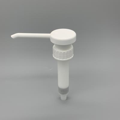 中国 白い食糧込み合いポンプ プラスチック コーヒー シロップのディストリビューター ポンプ30CC 25CC 販売のため