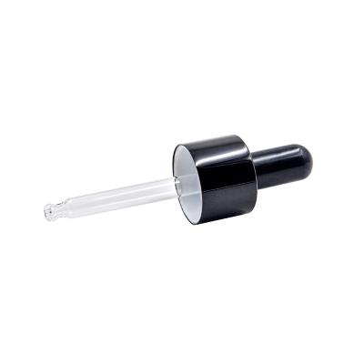 China Helder Zwart Centrum Ring Plastic Dropper Pipette Cap 18 Geanodiseerde 410 Te koop