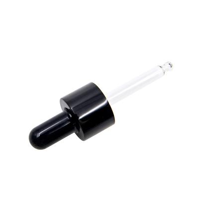 China Helder Zwart Centrum Ring Plastic Dropper Pipette Cap 18 Geanodiseerde 410 Te koop