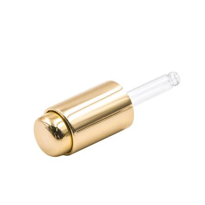 China conta-gotas plástico Straw Anodized da garrafa do conta-gotas da pressão de ouro 13 415 à venda