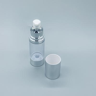Cina La pompa senz'aria cosmetica di plastica trasparente imbottiglia 30cc in vendita