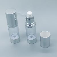 China Transparent Plastic Cosmetic Airless Pump Bottles 30cc for sale