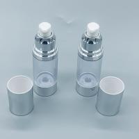 China Transparent Plastic Cosmetic Airless Pump Bottles 30cc for sale