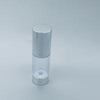 China Transparent Plastic Cosmetic Airless Pump Bottles 30cc for sale