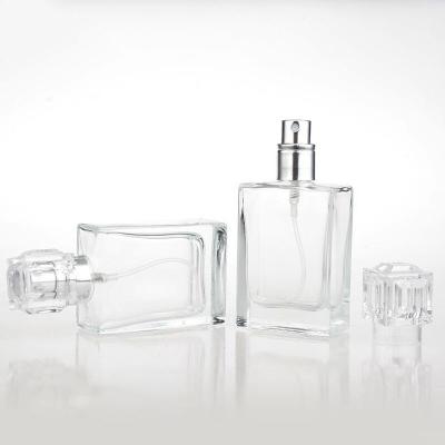 Китай литерность ясной бутылки насоса брызг духов квадрата 100ml стеклянной крася продается