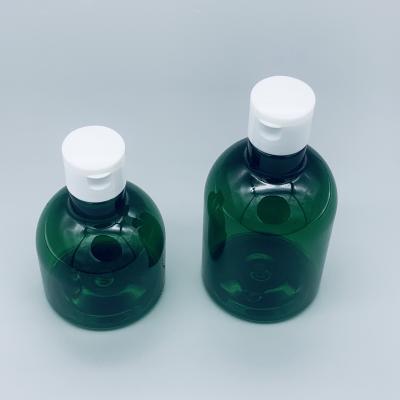 Cina Bottiglia di plastica cosmetica della pompa della vendita all'ingrosso 50ml 100ml 150ml del giro dello sciampo dell'ANIMALE DOMESTICO su ordinazione vuoto verde scuro della bottiglia in vendita