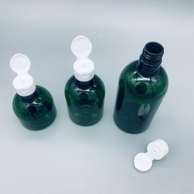 Cina Bottiglia di plastica cosmetica della pompa della vendita all'ingrosso 50ml 100ml 150ml del giro dello sciampo dell'ANIMALE DOMESTICO su ordinazione vuoto verde scuro della bottiglia in vendita