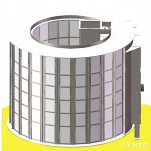 China Zeolite Drum for Large Volume Environmental Protection Equipment for Removing Various Voc Gas Mixtures for sale