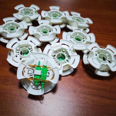 Cina Trasparente invisibile FTTH del nylon a fibra ottica del cavo flessibile di G657A2 G657B3 in vendita