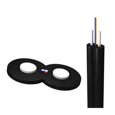 Cina 9/125 di cavo a fibre ottiche 3.0MM del centro del PVC 2 del cavo a fibre ottiche di FTTH in vendita