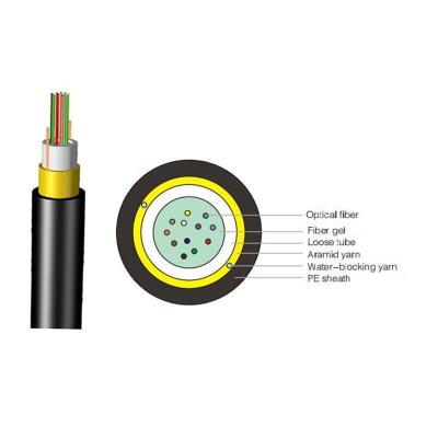 Cina Centro saltato OM3 del cavo G652D G657A1 24 dell'aria di fibra ottica all'aperto il micro in vendita