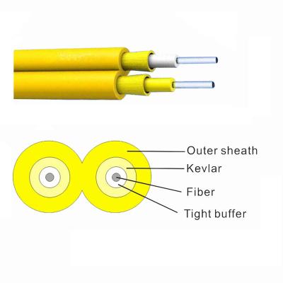 Cina Fibra esterna di 1.6MM - cavo non corazzato ottico FTTH della toppa della fibra del cavo 1550 nanometro in vendita