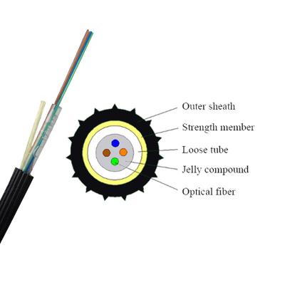 Cina Cavo saltato IEC60794-5 del cavo a fibre ottiche all'aperto 125μM Single Mode Fiber dell'aria EPFU in vendita
