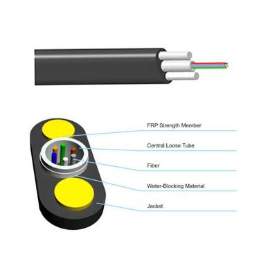 Cina Tipo cavi a fibre ottiche 2F 7MM di H del cavo a fibre ottiche GJXFHA di FTTH in vendita