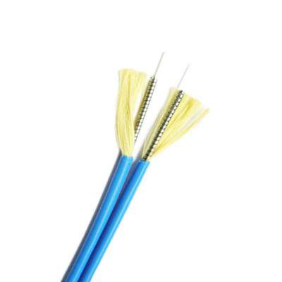 Cina Cavo a fibre ottiche corazzato G657 Zipcord duplex di singolo modo di GJSFJV in vendita