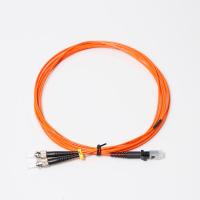 China MTRJ Female ST PC Multimode Duplex Fiber Optic Patch Cable 0.3dB 3m for sale