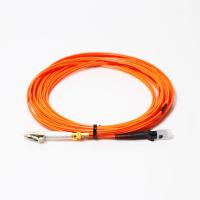 China MTRJ Female ST PC Multimode Duplex Fiber Optic Patch Cable 0.3dB 3m for sale
