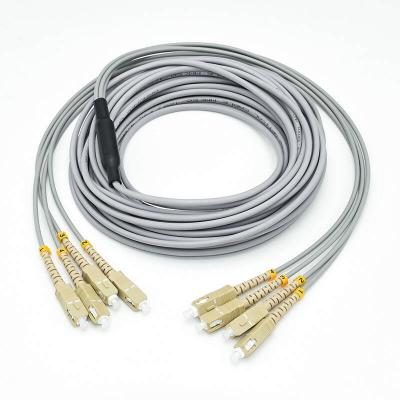 China SX 4C Outdoor Patch Cord 0.3dB Armored Fiber Patch Cord Apc 60db for sale