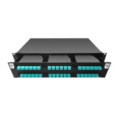China 288 Port  MTP MPO Cables UHD Fiber Optic Patch Panel 24 Port ROHS for sale