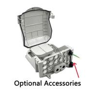 China 16 Core CTO ABS PLC Splitter Fiber Distribution Box IP65 for FTTH Drop Cable for sale
