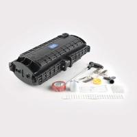 China Horizontal Inline Fiber Optic Splice Closure 96 Core 23mm Cable IP68 for sale