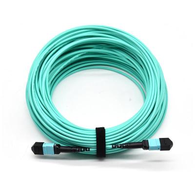 China 4F 12F 72F Fiber Optic MTP MPO Cables OFNP 3MM Low Insertion Loss for sale