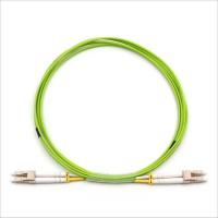 China LC to LC Multimode OM4 OM5 Duplex Fiber Optic Patch Cord 3m 50/125 for sale