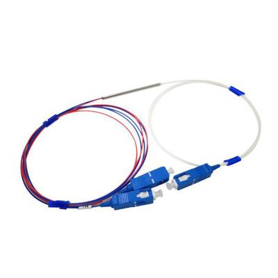 Cina G657A1 fibra ottica del separatore dell'accoppiatore di FBT di G657A2 1 x 2 1/99 20/80 di 30/70 in vendita