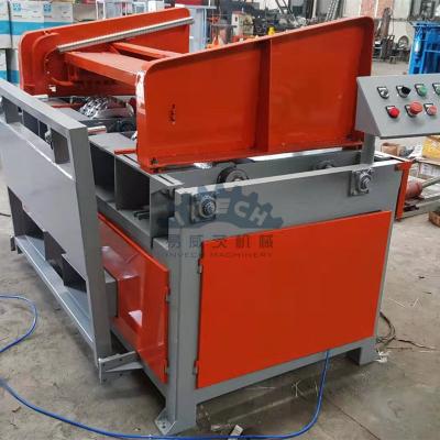 China Double Stringer Pallet Timber Automatic Grooving Machine for sale
