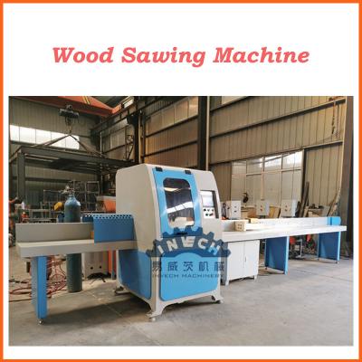 China Electrical Auto Wood Timber Cross Cutting Saw for sale