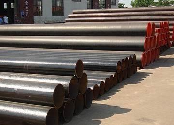 中国 流動輸送/構造のためのまっすぐな溶接されたERW鋼管A53 GRB Q235 Q195 販売のため