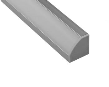 China Corner Led Aluminium Channel, 90° Corner led aluminum profile,18.1x18.1mm Corner Led Extrusion for sale