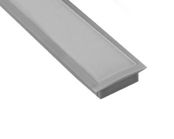 China Recessed Led  Extrusion,23.5x11mm Recessed Led Profile, 1m Recessed Led Channel for sale