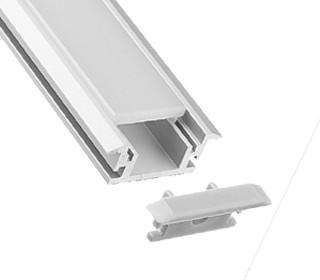 China 2m Waterproof Led Aluminum Profile, Underground Led Profile, Booth room led extrusion for sale