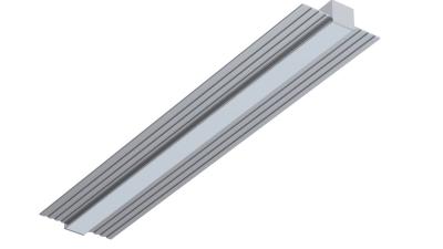 China Gypsum plaster Led  profile,Trimless Recessed extrusion, Plaster in led channel for sale