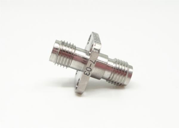 Adattatore femminile di Wave di millimetro del pannello della flangia di quattro fori di acciaio inossidabile 2.92mm K (MMW)
